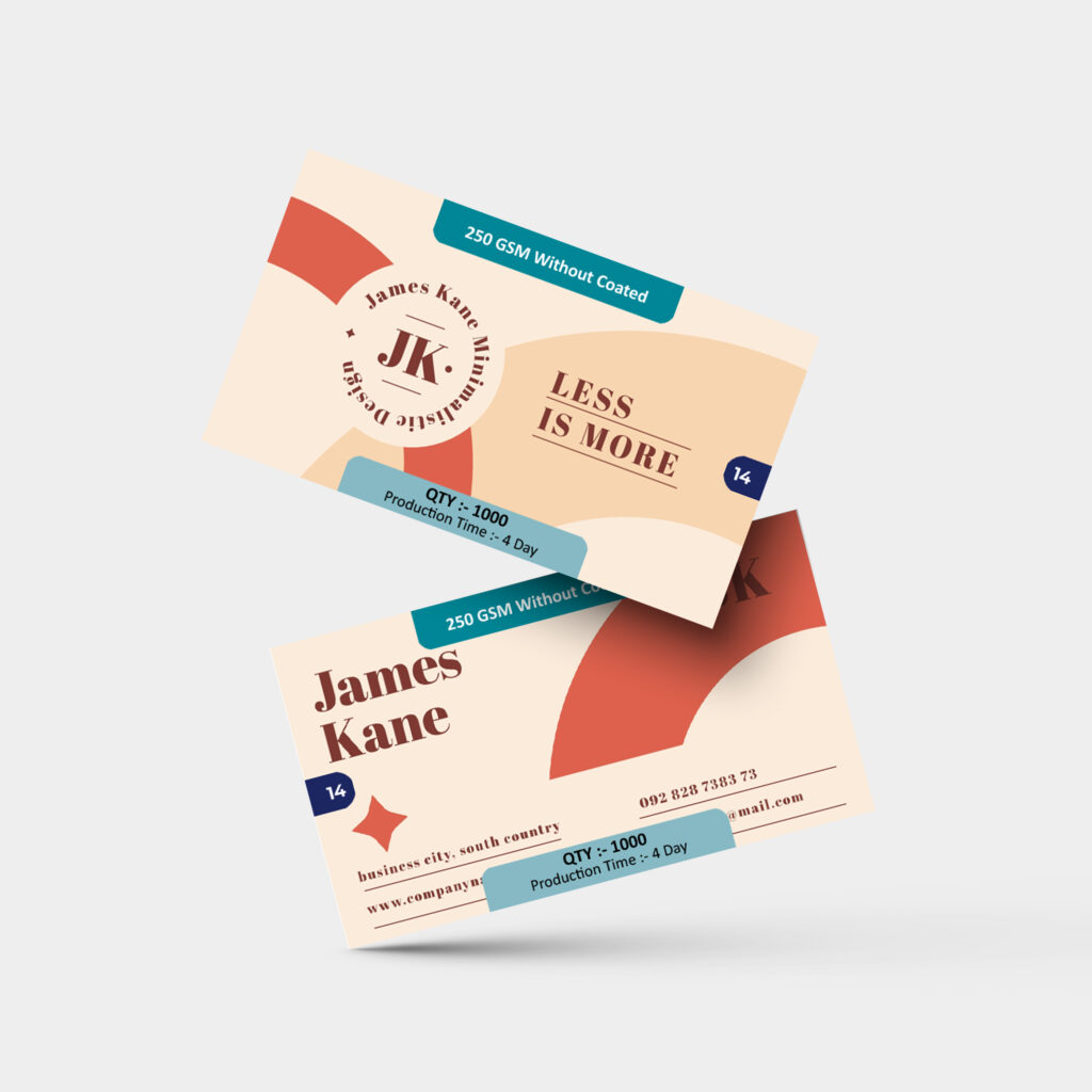 250 GSM Art Card - High-Quality Business Card Printing - Crystal Print