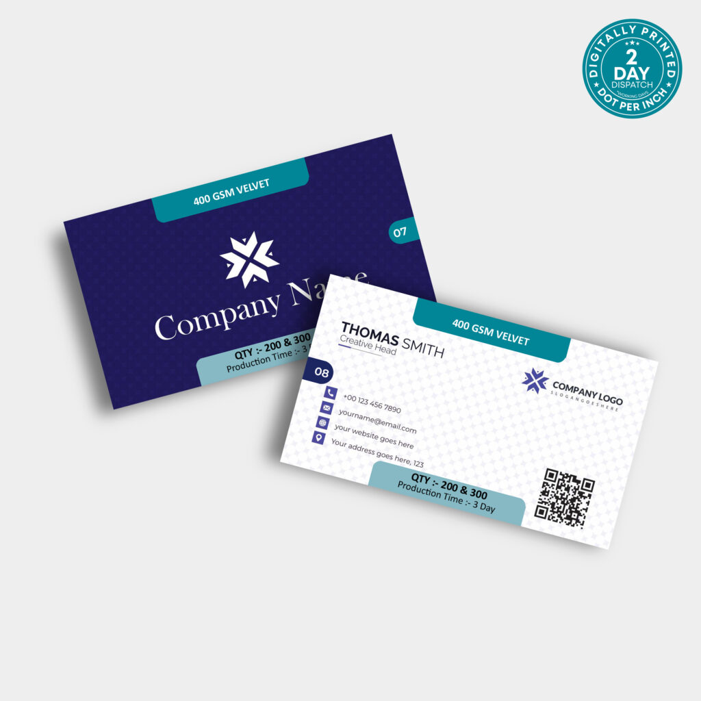 400 GSM Velvet Card – Crystal Print