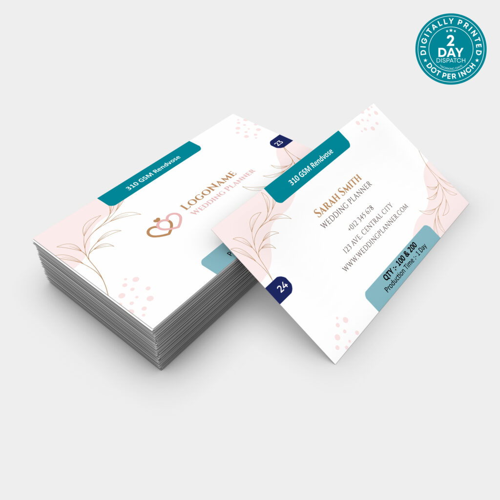 310 GSM Rendvose Card - Crystal Print